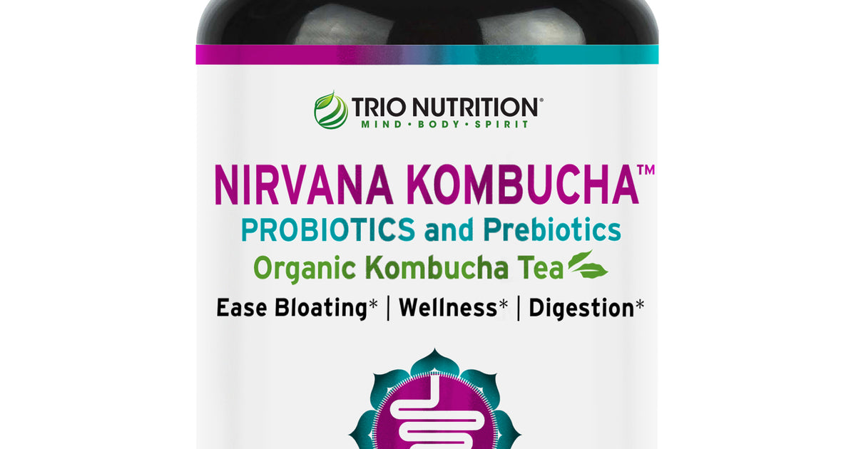 Nirvana Kombucha Capsules by Trio Nutrition with Billions Multi-Strain